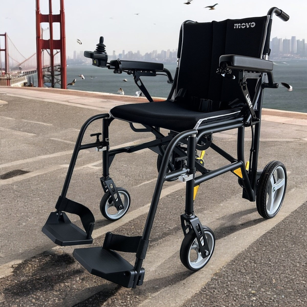 Movo Libby Folding Electric Wheelchair – Foldngo